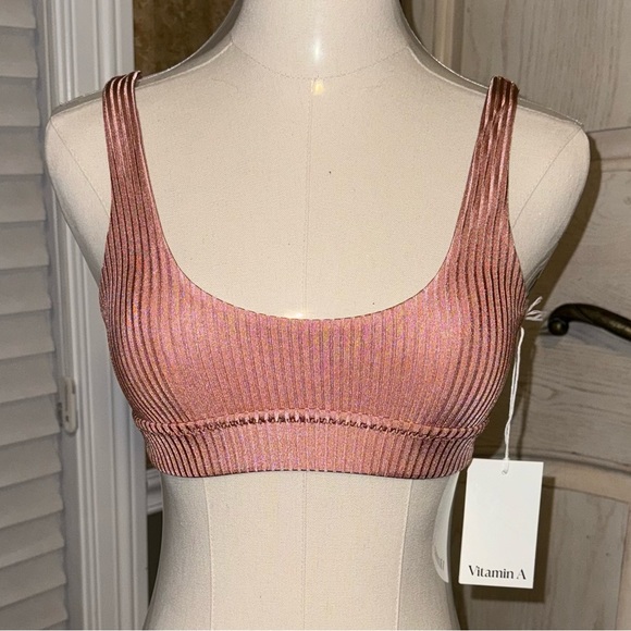 Vitamin A | Swim | Nwt Vitamin A Sienna Tank Swim Top Pink Sands ...